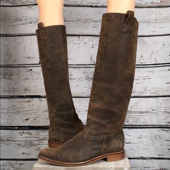 Jim Barnier | Shoes | Jim Barnier Sunset Brown Distressed Boots Sz ...